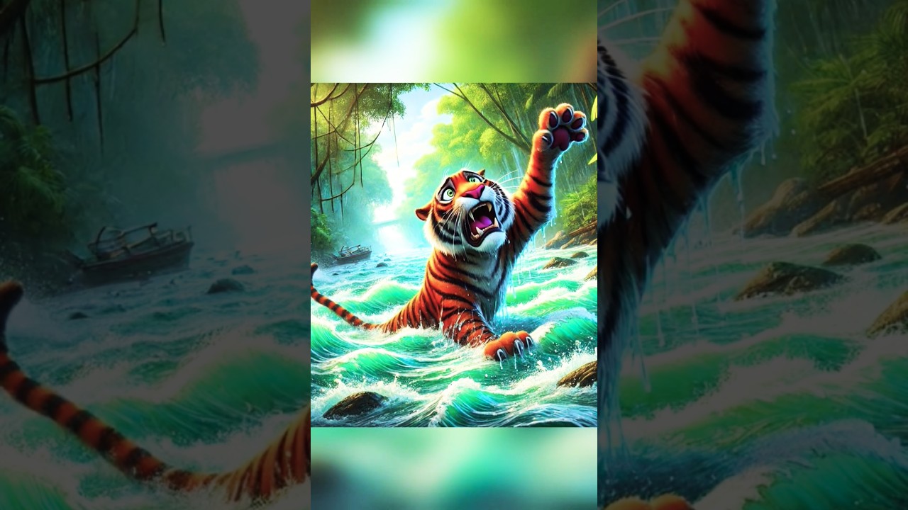 El error que el tigre no olvidará 🐅 #cuentosinfantiles #parati #foryou #fyp #viralshorts #shorts