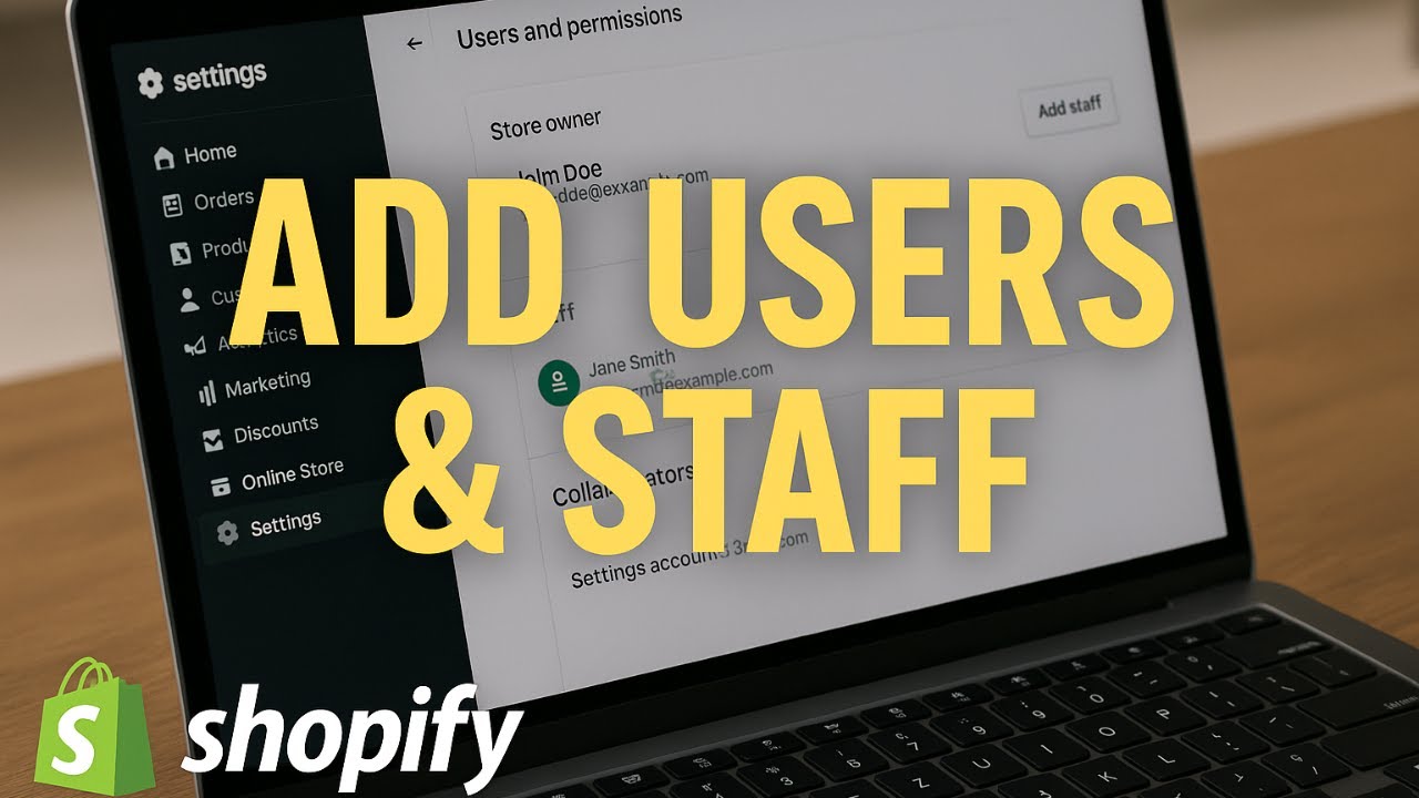 How To Add Users & Staff Members To Your Shopify Store (EASY 2025)