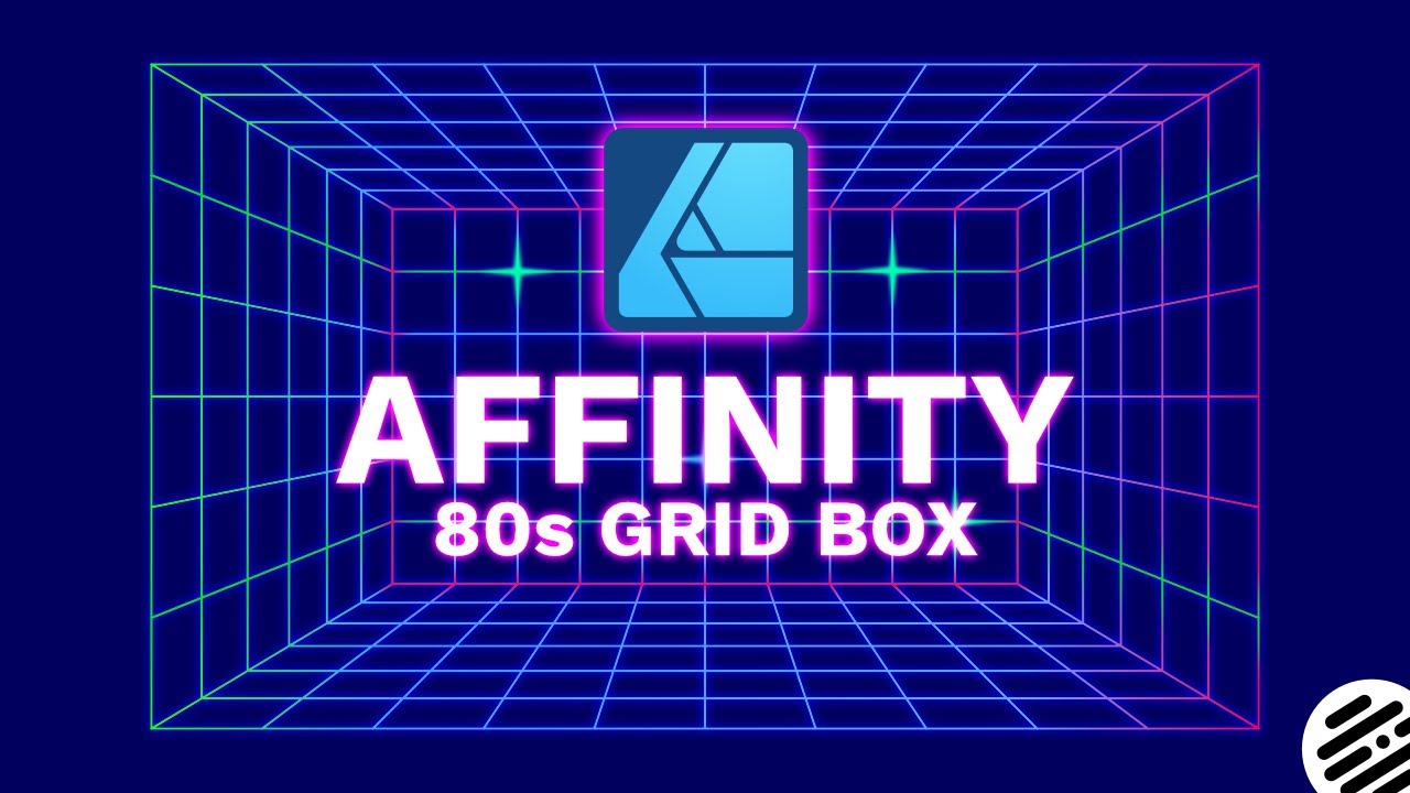 Affinity Designer Tutorial - 1980s Retro Grid Box