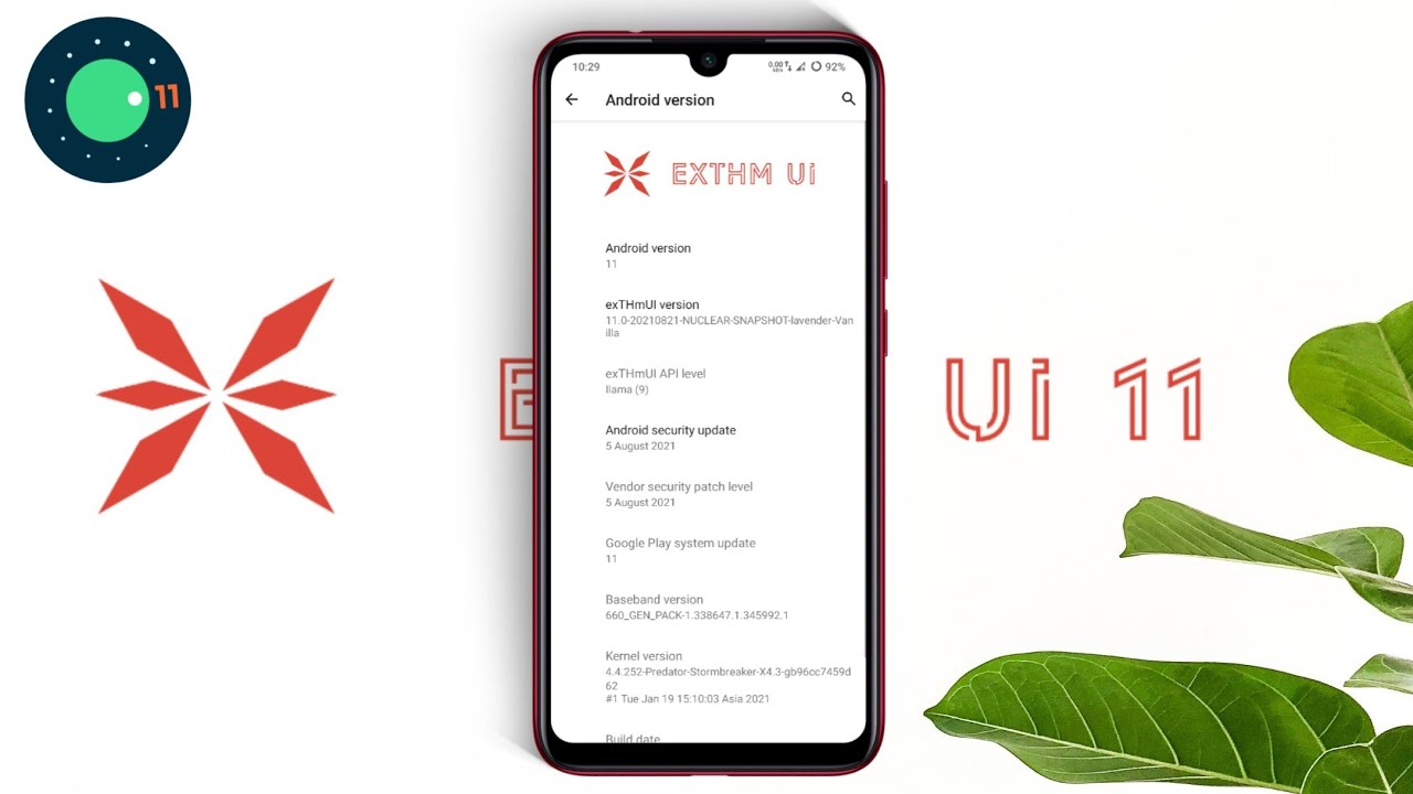 exTHmUi - Android 11 Custom ROM for all phones - This Custom ROM has some Powerful Gaming features🔥😱