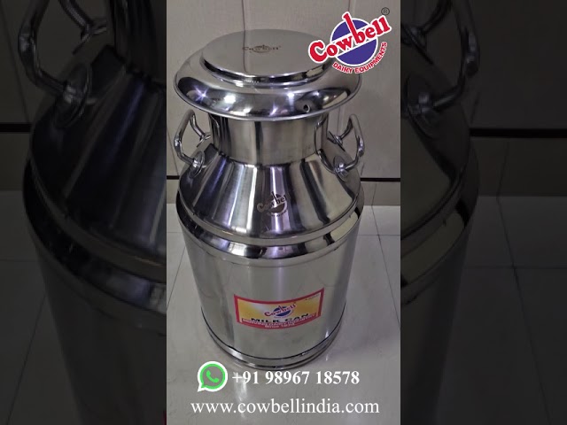 Tin Container - Insulated Stainless Steel Milk Can 40 Ltr with Locking ...