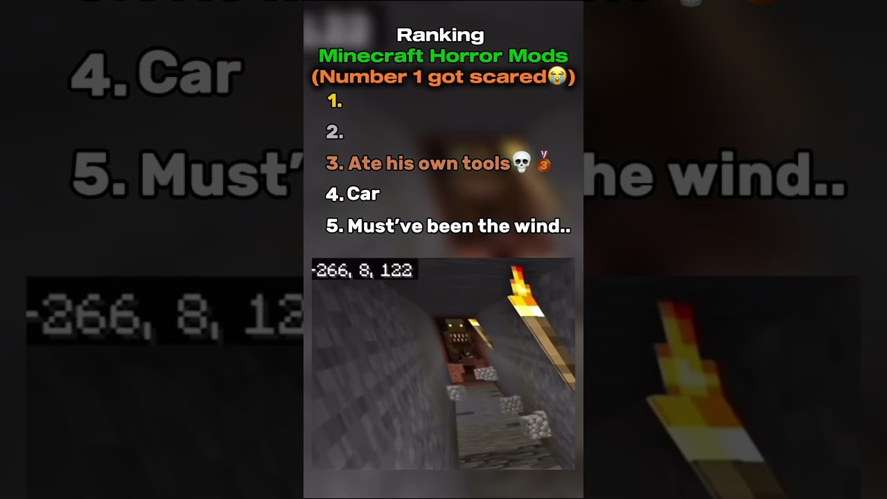 Ranking funny Minecraft horror mods moments😭😂