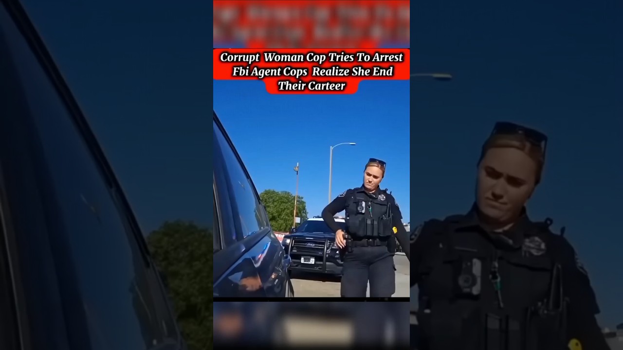 Corrupt Cop Tries Arresting FBI Agent 🚔 😳 #bodycam #police #usa