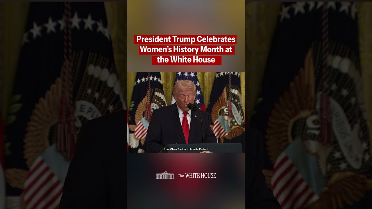 Women's History Month at the White House: honoring the heart and soul of the American family. 💛🇺🇸