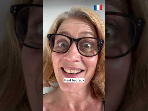 How to say happy 😀 in French 🇫🇷 Speak better French now!