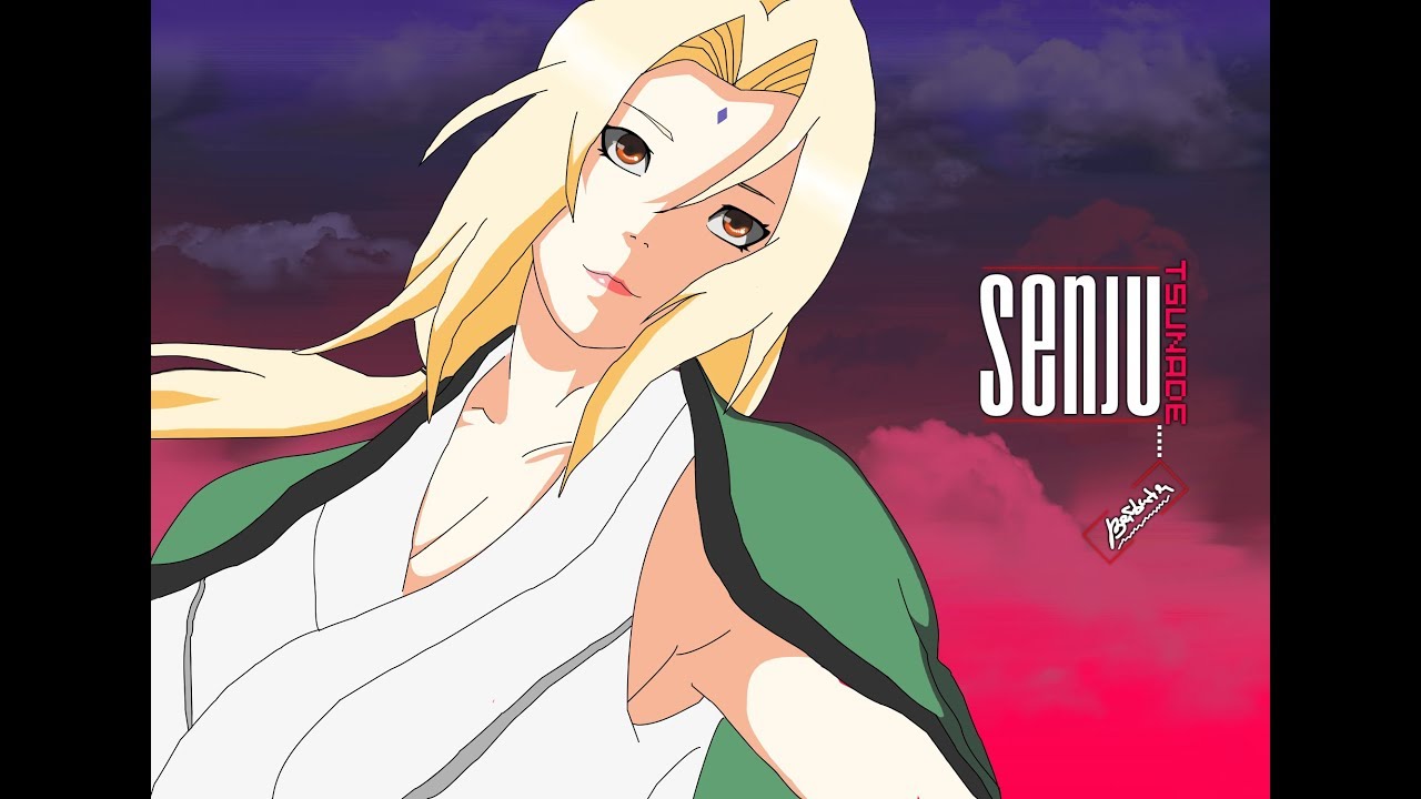 Photoshop drawing (Novice) Tsunade Senju