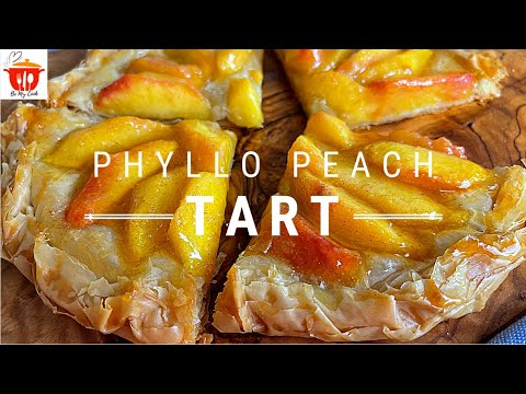 Phyllo Peach Tart