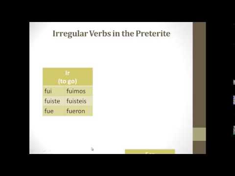 Preterite Review