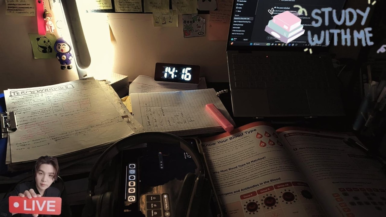 LIVE study  with me!! 9 HRS | (23/30) DAY Challenge 90/10 pomodoro