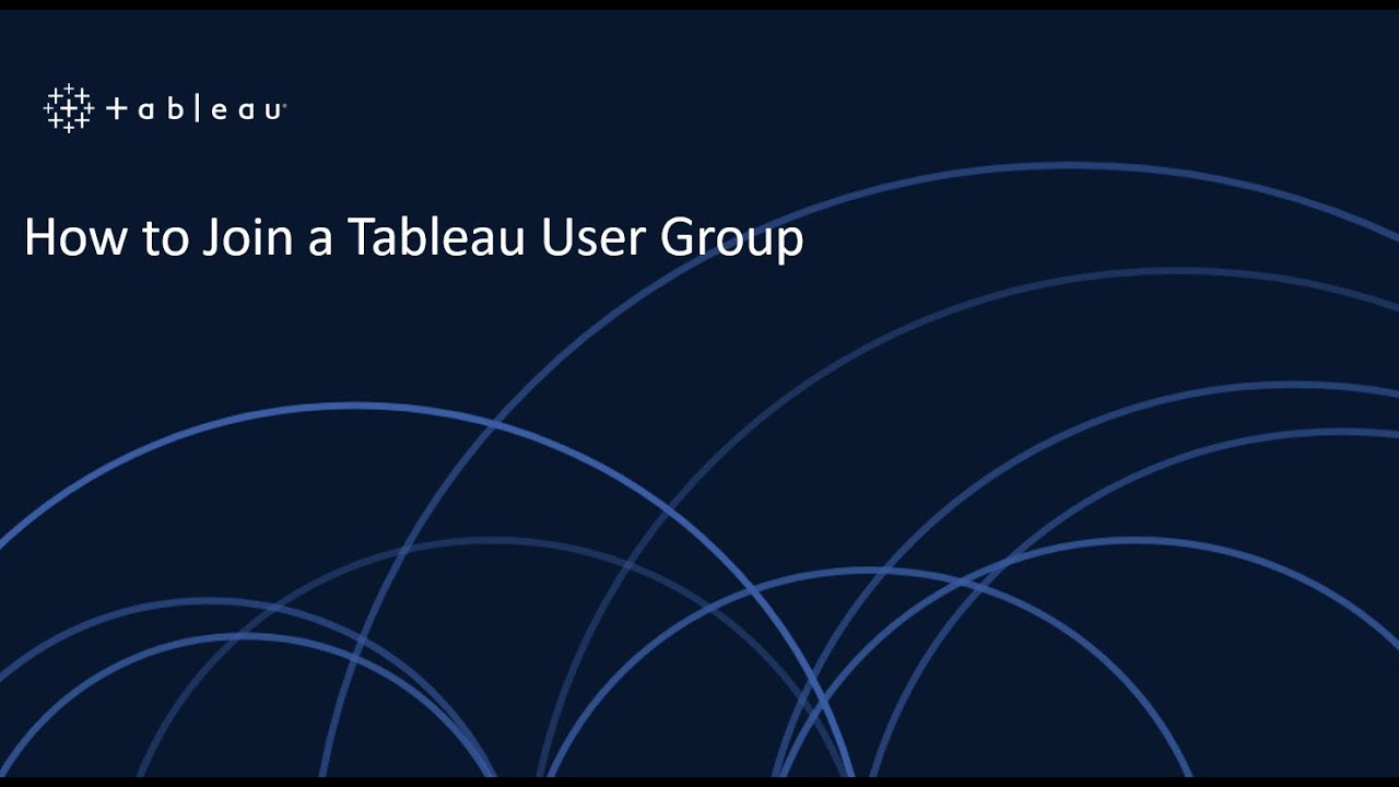 How to Join a User Group on the Tableau Community Forums