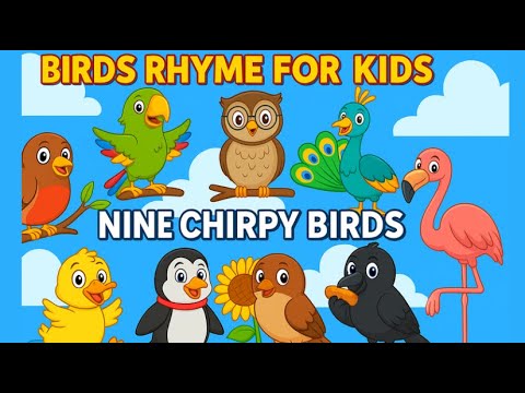 Funny Birds Rhyme for Kids | Learn Bird Names with Rhymes & Laughter! 🐦🎶| Butu's Tales