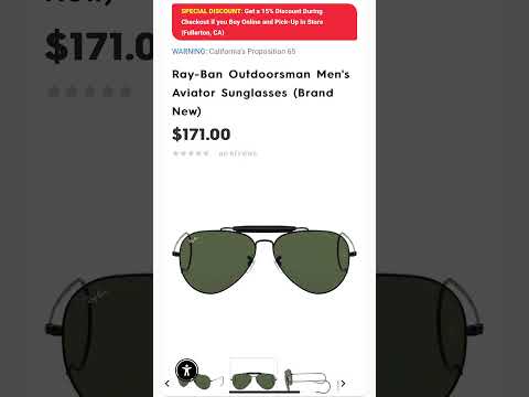 Motorhelmets Store Sale Ray-Ban Outdoorsman Men's and RB3449 Adult Aviator Sunglasses #shortsvideo