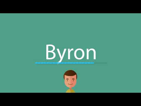 Byron pronunciation