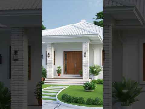 one-storey white house #shorts #home