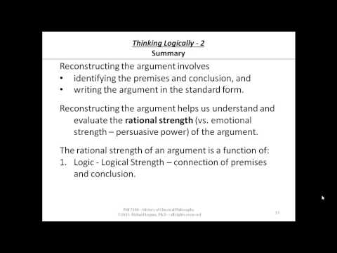 03-2-13 Thinking Logically - Summary 1