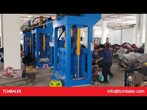 clothing vertical baler safety