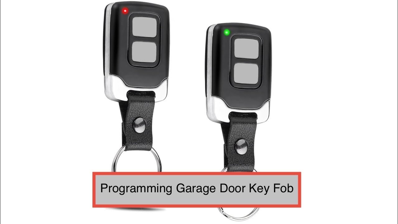 How to program Garage Door Key Fob Opener 892max LAWOHO simple installation instructions tutorial