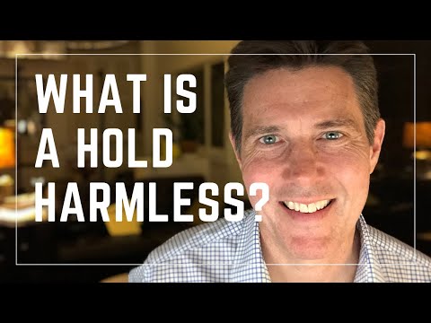 What Is A Hold Harmless?