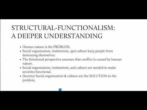 Introducing Structural Functionalism