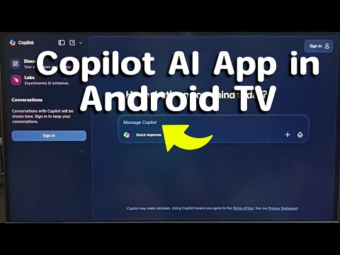 Any Android TV | How to Install and Use Microsoft Copilot AI App on Google TV Android TV