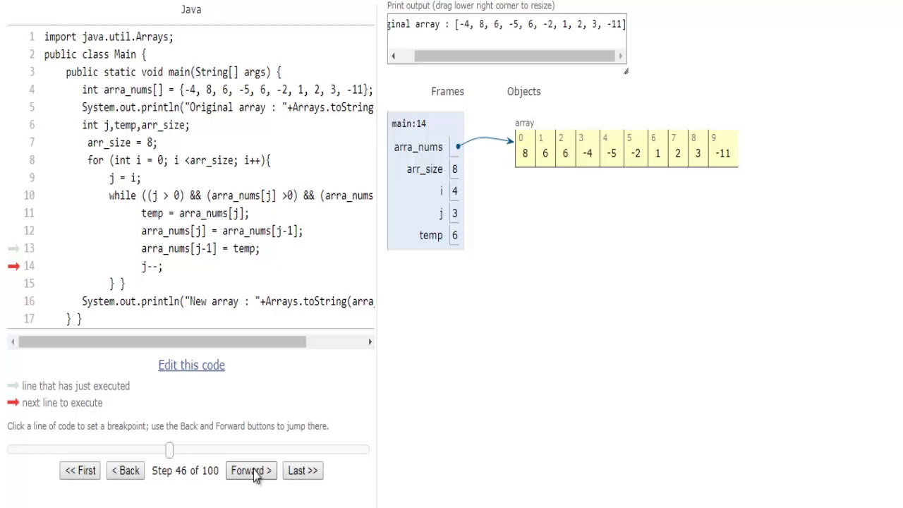w3resource.com: Java Array Exercise-49