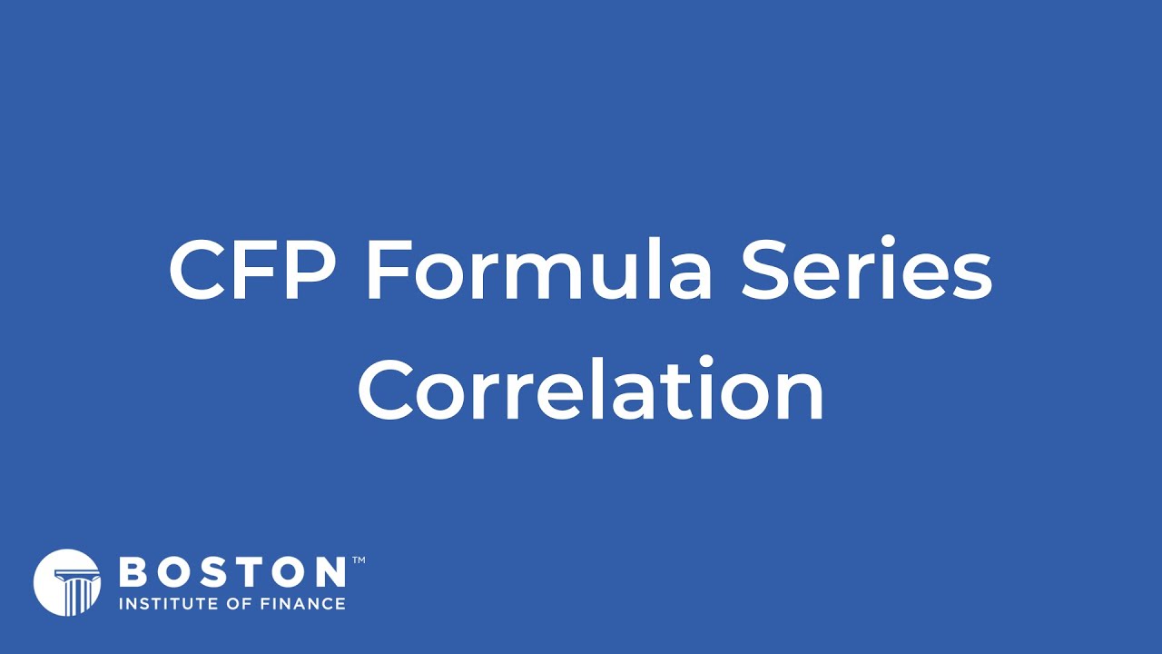CFP Formulas: Correlation