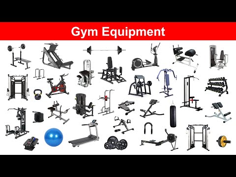 Gym Equipment Names In English With Pictures | जिम उपकरण | Gym Equipment Vocabulary