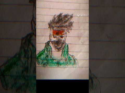 my new drawing on pencil and white paper #drawing #lifeisbutadream #art #kakashiedit