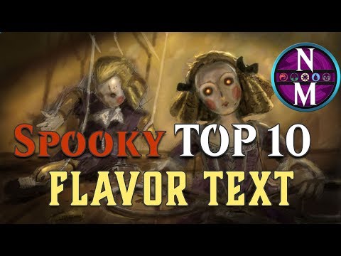 MTG Top 10: SPOOKIEST Flavor Text | Magic: the Gathering | Episode 210