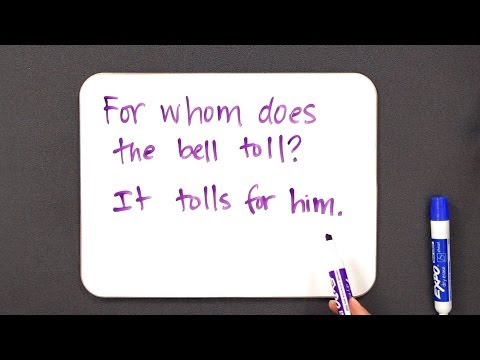 When to Use "Who" vs. "Whom" | Grammar Lessons