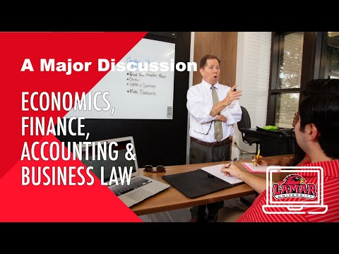 A Major Discussion - Economics, Finance, Accounting and Business Law