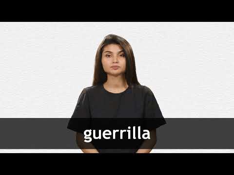 GUERRILLA 释义 | 柯林斯英语词典