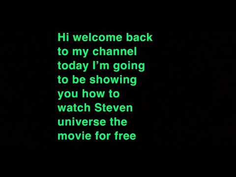How to watch Steven universe the movie for free