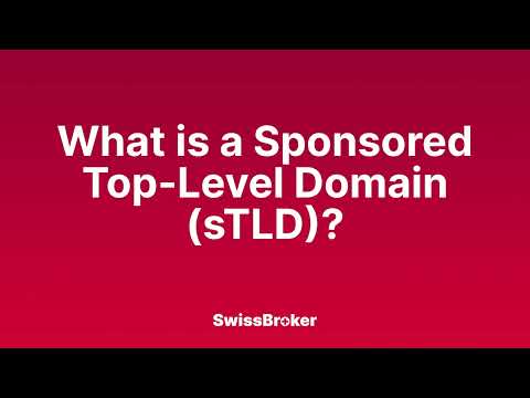 What is the meaning of a Sponsored Top-Level Domain (sTLD)? [Audio Explainer]