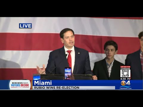 Sen. Marco Rubio Speaks After Defeating Rep. Val Demings In Florida Senate Race