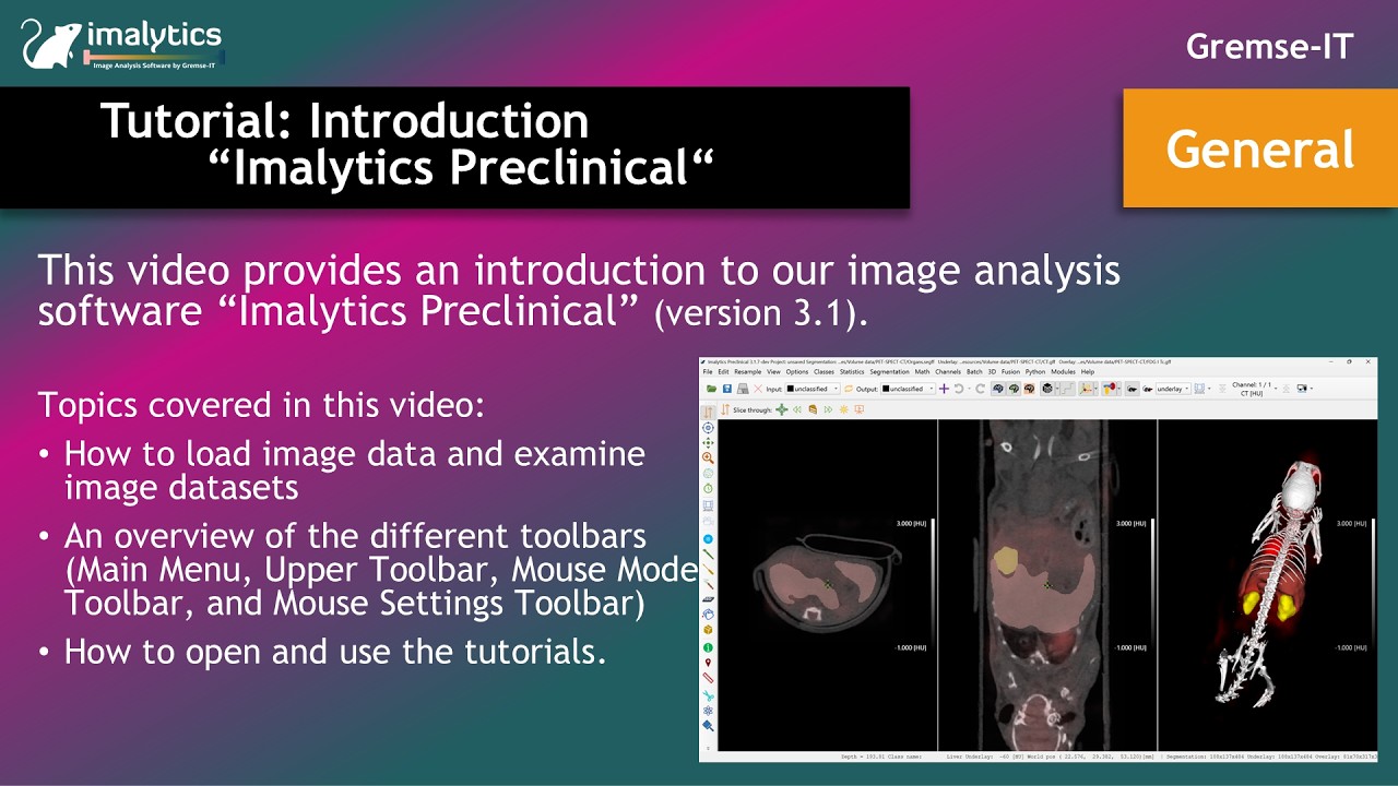 Tutorial video (General): 