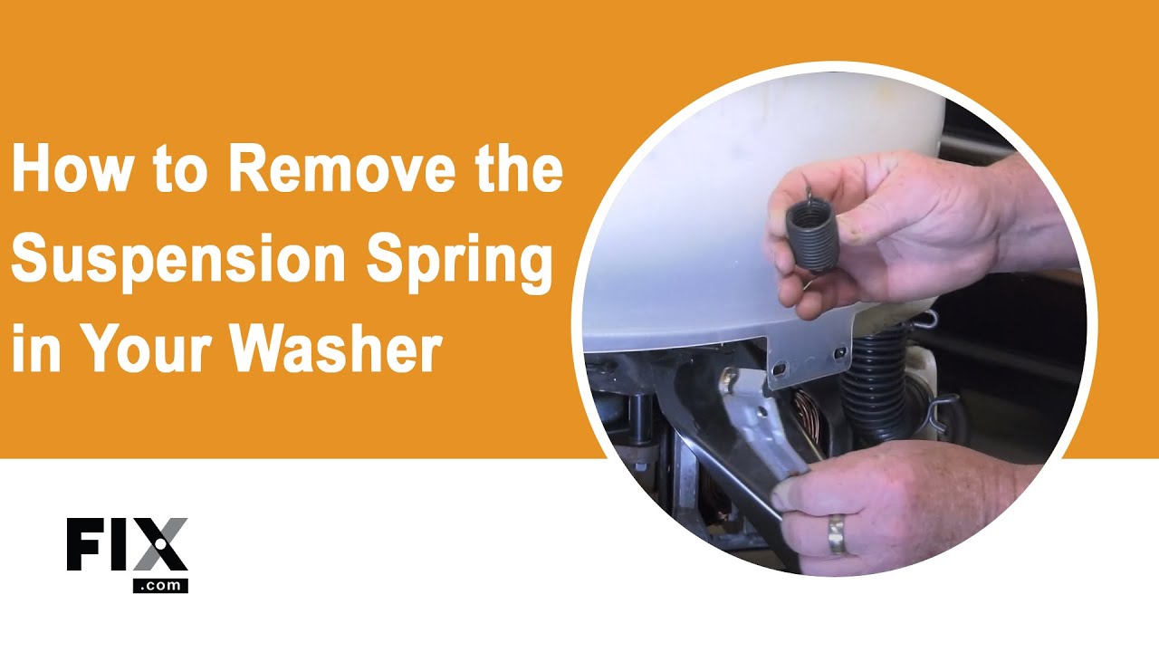 How to Fix a Suspension Spring for a Washer That is Shaking and Moving