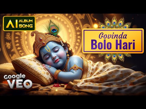 Govinda Bolo Hari | Lord Krishna Sanskrit Bhajan | Lord Krishna Bhakti Song | Krishna AI Video Song