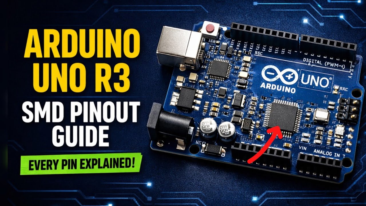 How to Use Arduino Uno R3 SMD: Every Pin Explained! ⚡