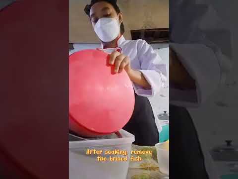 Preserving Fish using Salting Technique