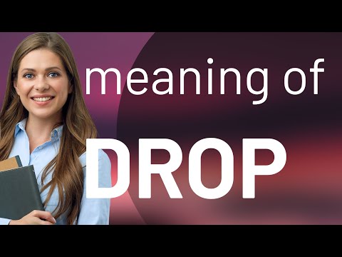 Drop • meaning of DROP