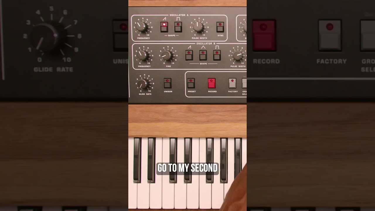 Let's create a reverse lo-fi pad on any #synth #synthtok #synthwave #tutorial #synthesizer #prophet5
