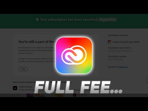 How To Get Full Refund after Cancelling Adobe Subscription? (EASY WAY)