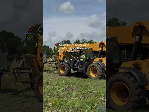 📌 Construction Diary Ep.3 —🚧 24,000+ Sq Ft Warehouse Project Underway#construction #building
