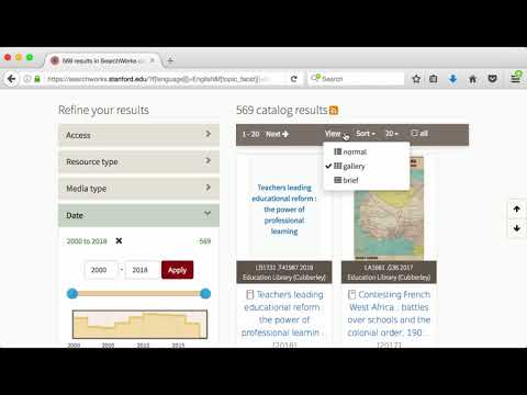 SearchWorks: Catalog