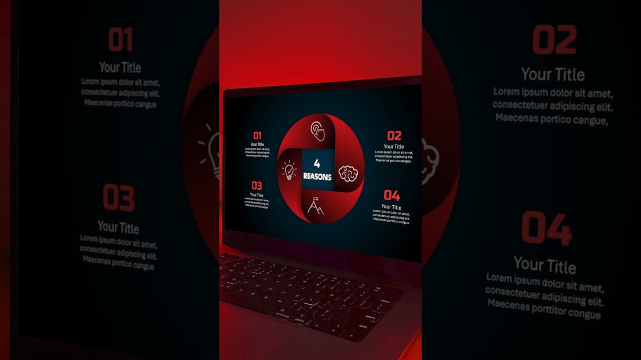 267. Did you know designing infographics in PowerPoint is piece of cake 🎂 #powerpoint #presentation