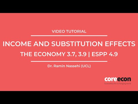 Video tutorial: Income and substitution effects