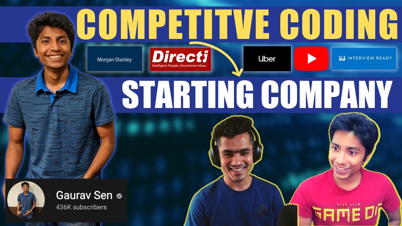 Competitive Programming, Life, Career, Tech, Productivity with @gkcs