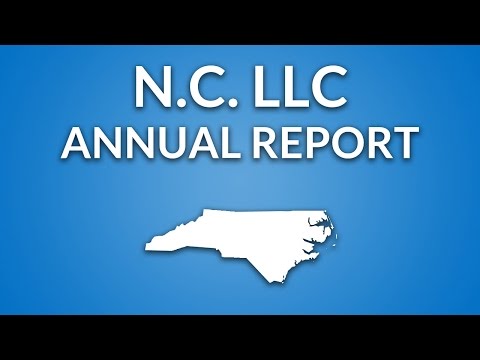 North Carolina LLC - Annual Report