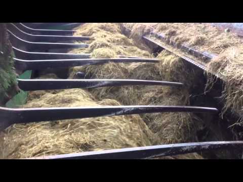 Keenan 160 containing 2 bales of dry silage